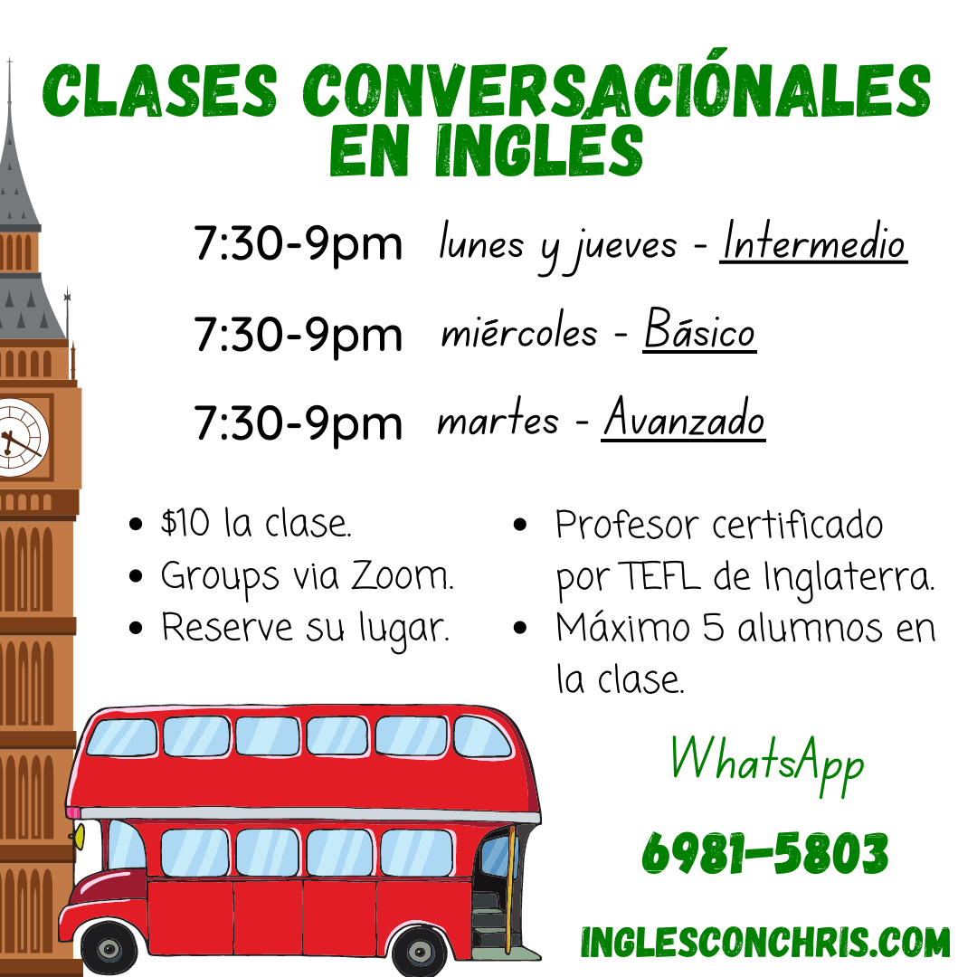 Home - inglesconchris.com - Learn English with a native